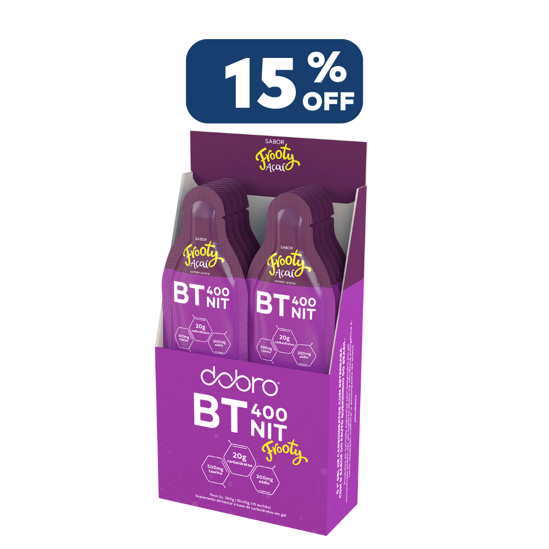 BT 400 Nitrato Gel sabor Frooty Açaí (10un x 30g) | Dobro